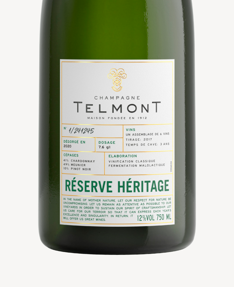 Champagne Réserve Héritage - fruitiness and freshness | Champagne ...